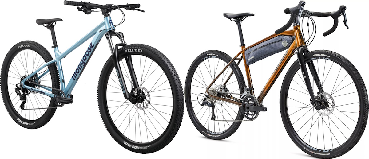Mongoose Entry-Level Hardtail Mountain Bikes and Budget Gravel ...