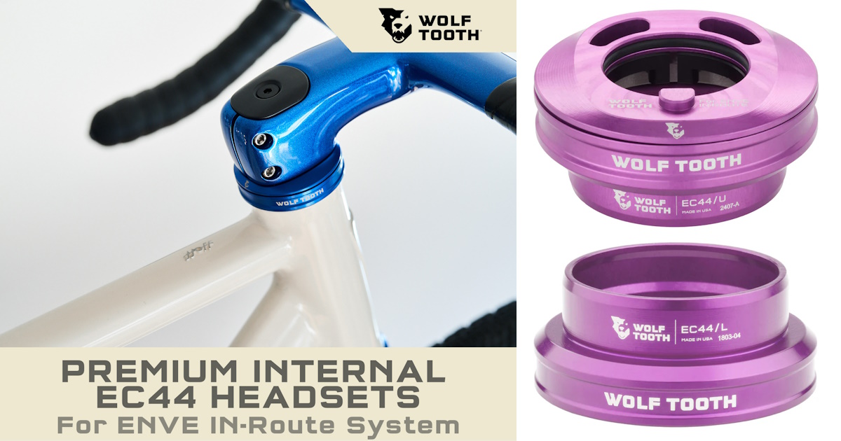 Wolf Tooth Components NEW Premium Internal Headsets For ENVE IN-Route ...